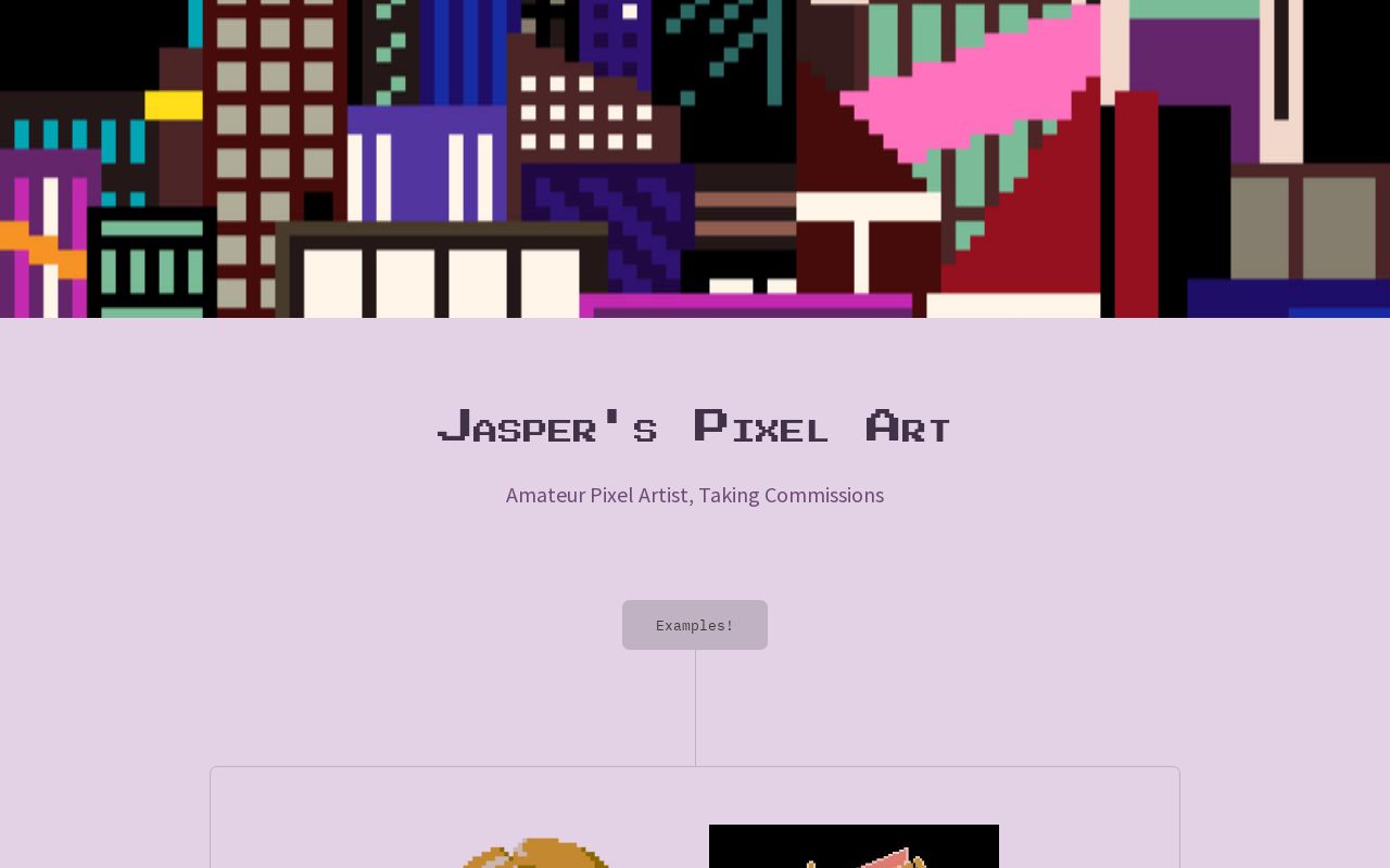 Jasper's Pixel Art